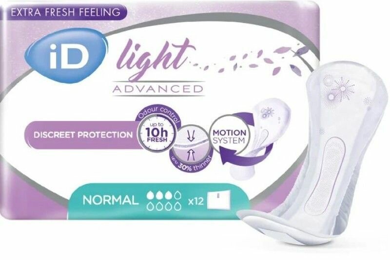 Урологические прокладки DEPEND "Light", Advanced, Normal, 12 шт