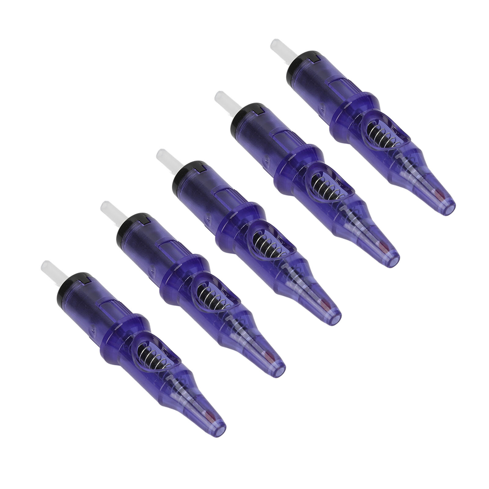 20 шт, 5 мл, картриджи для шариковой ручки для татуировки, лайнер, шейдерные чернила, картриджи для шариковой ручки для практики, синий цвет