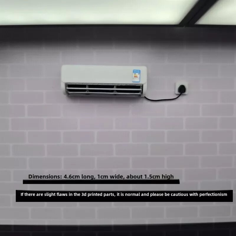 1/18 диорама модель ремонта автомобиля гараж мастерская конверсионный реквизит украшения модель аксессуары для сцены, Air conditioner B, Унисекс