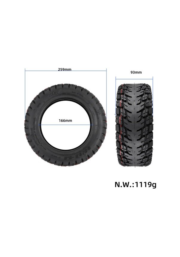 Усиленная прокольная кроссовая шина для 11-дюймового электроскейтборда - Ulıp 90/65-6.5