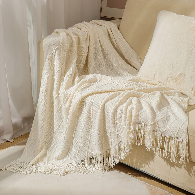 Чехлы на одеяло вязание Одеяла Плед Трикотаж Постельное белье диван одеяло Домашнее