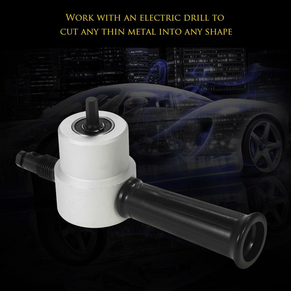 Электрическая двухголовочная резка листового металла, вырубная пила, дрель, насадка