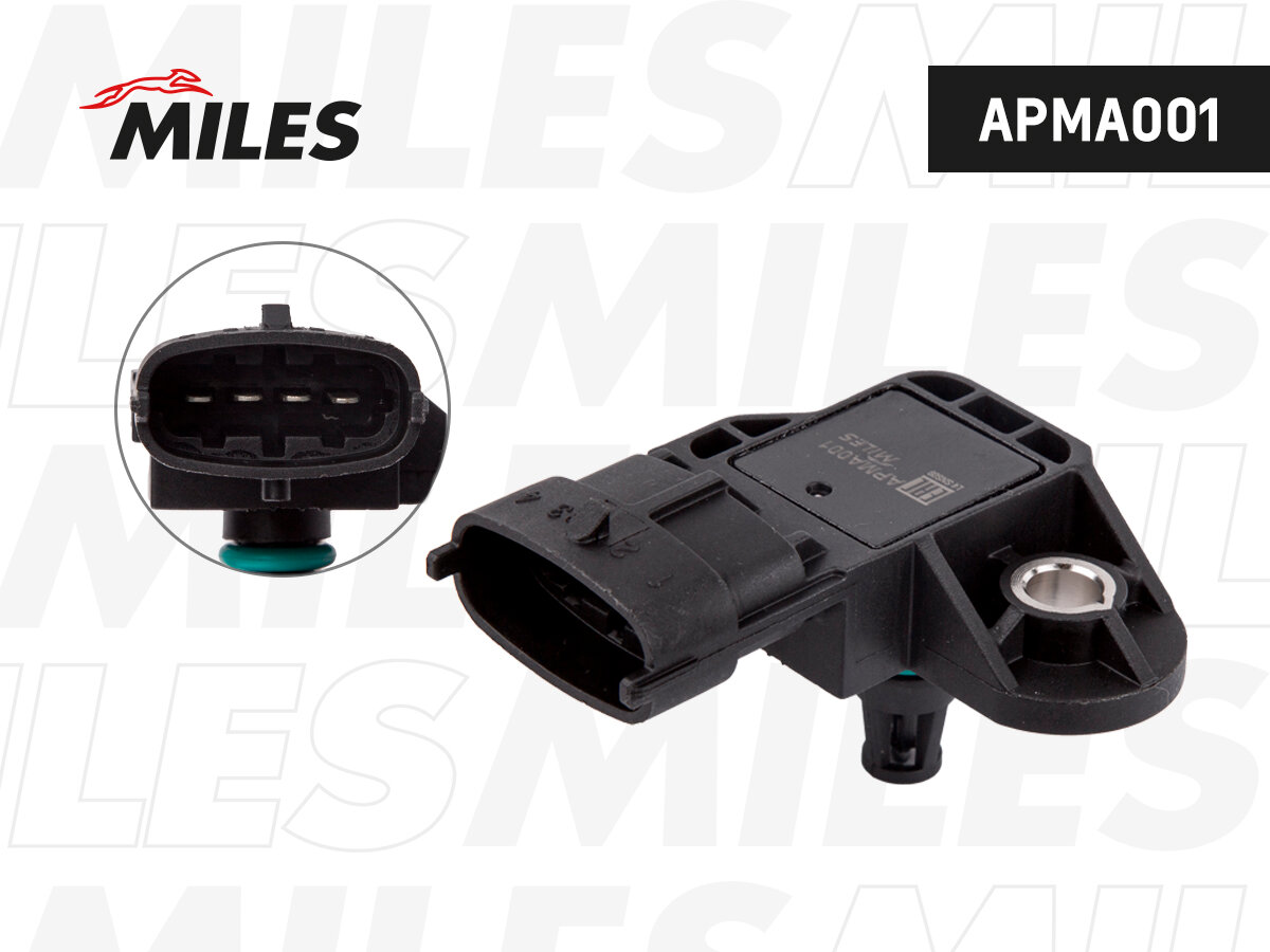 MILES Датчик, давление во впускной трубе FORD FIESTA VI (CB1, CCN) / FORD FIESTA VII (HJ, HF) APMA001