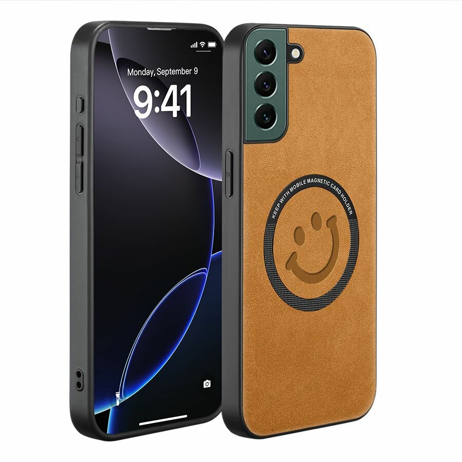 Чехол-Case MagSafe чехол для Samsung Galaxy S22(Самсунг Галакси с22) Нескользящий и удобный