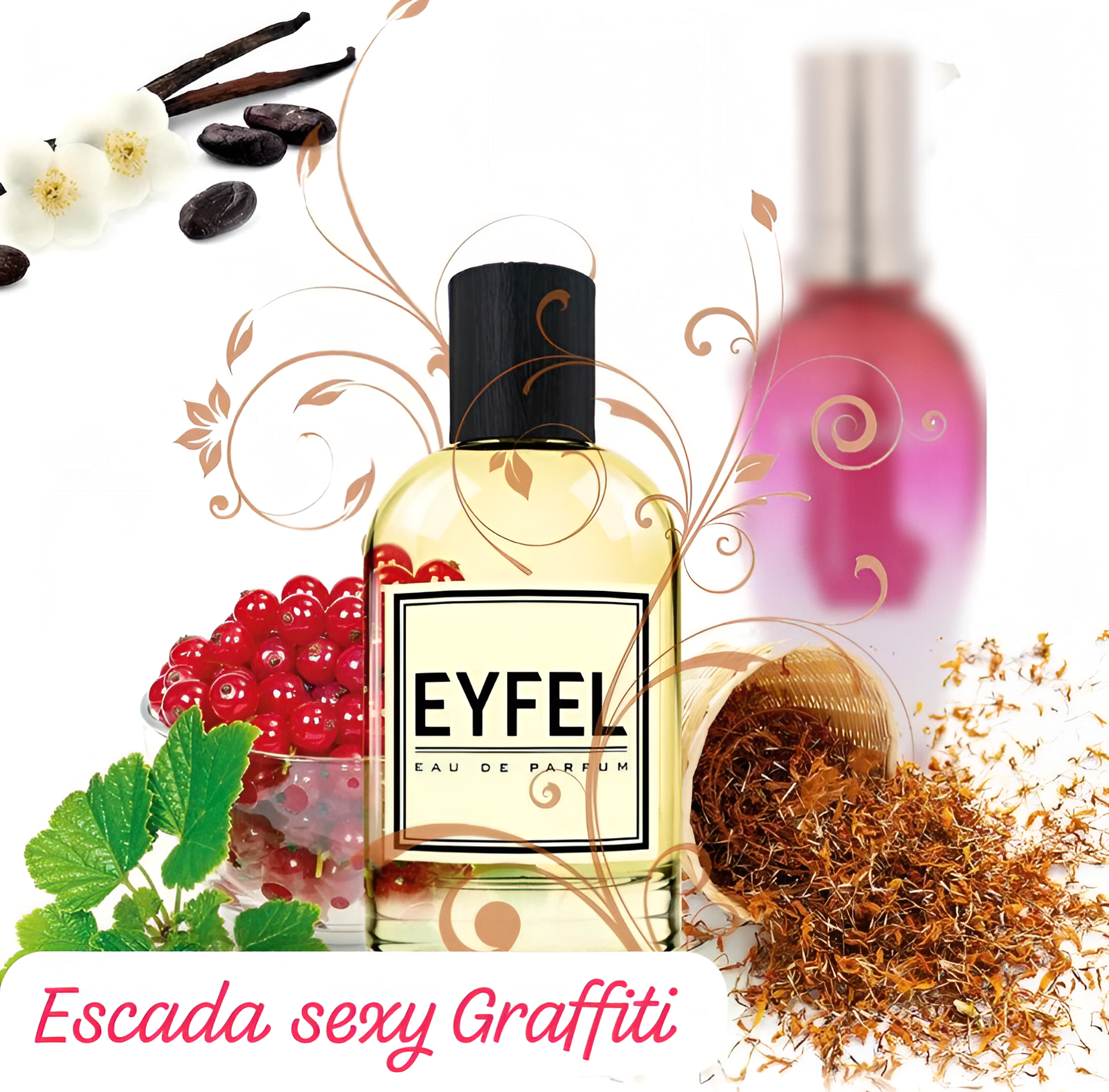 Духи женские EYFEL W15 Sexy Graffiti , цветочные фруктовые , 50 мл