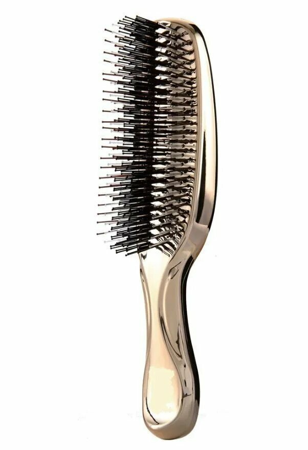 S-Heart-S Расческа Scalp Brush Premium удлиненная (золото-шампань)