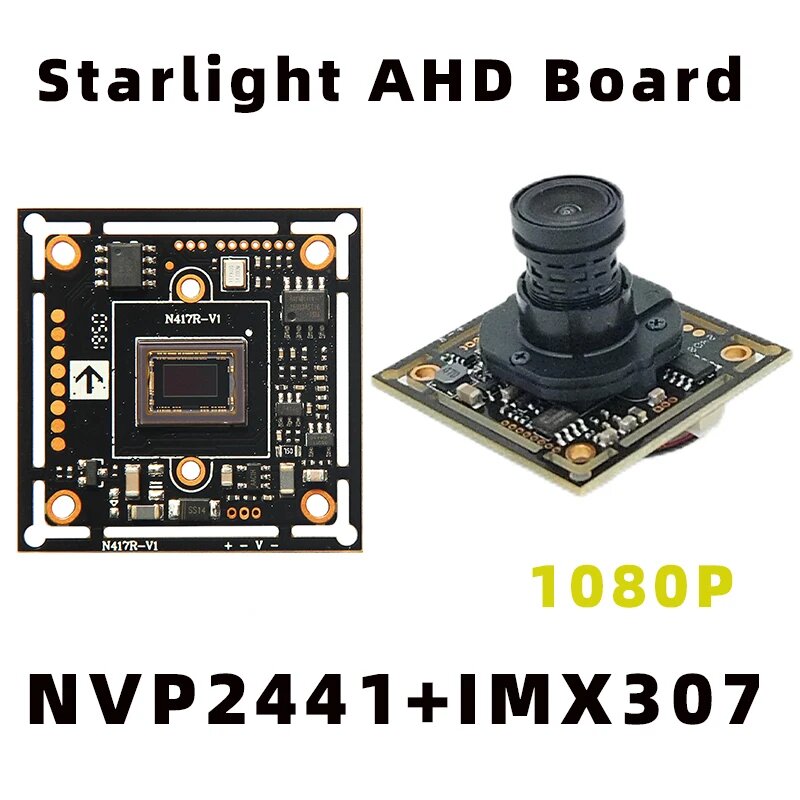 Коаксиальный датчик CCTV 1080P, 2 МП, 1/2,8 дюйма, IMX307, чип NVP2441, 4 в 1, HD AHD, CVI, TVI, плата модуля аналоговой камеры, поддержка OSD UTC