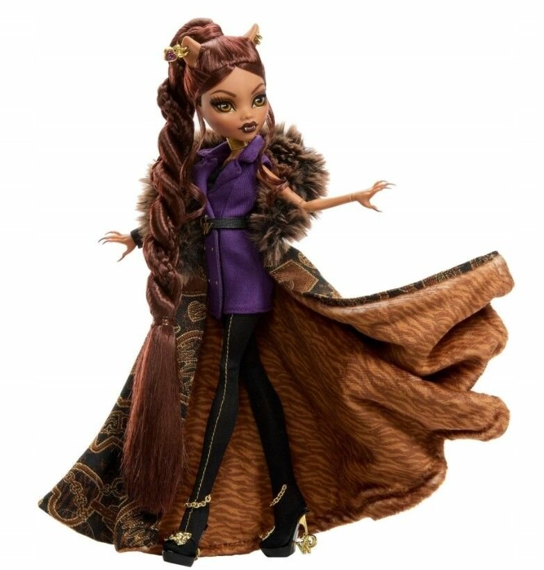 Шарнирная кукла Monster High Clawdeen Wolf Клодин Вульф Skullector JDR66