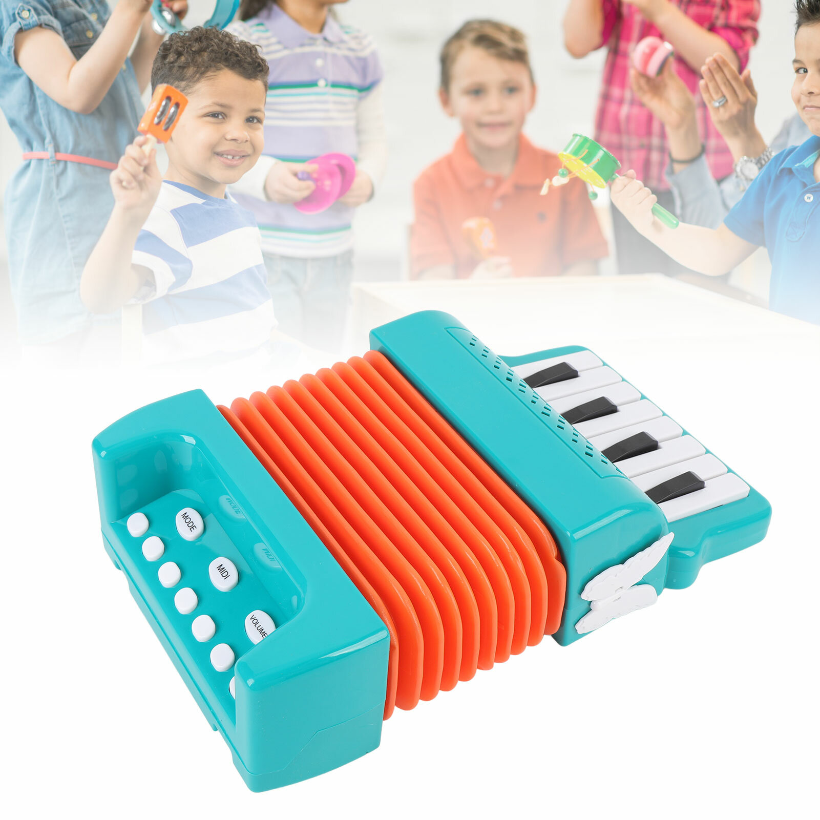 Детский аккордеон игрушка электронный аккордеон музыкальный инструмент для обучения малышей большой размер