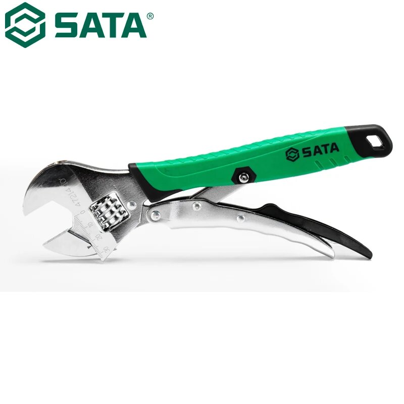 Прочный регулируемый ключ SATA 47214, 10 дюймов, материалы, тонкая работа, простота в эксплуатации, повышение эффективности работы