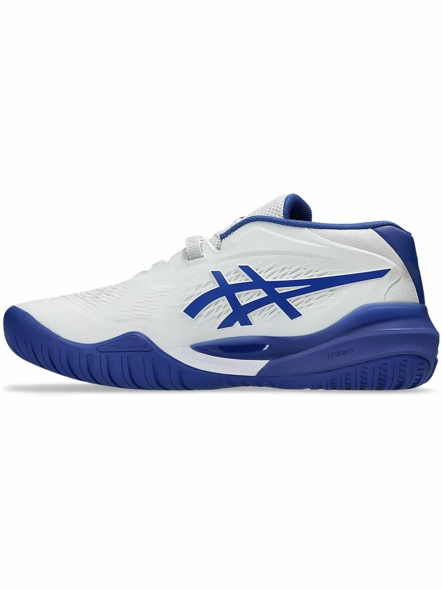 Кроссовки ASICS GEL-RESOLUTION X, полнота F (EU)/ на среднюю стопу, размер 12 US, белый, синий — фото 1