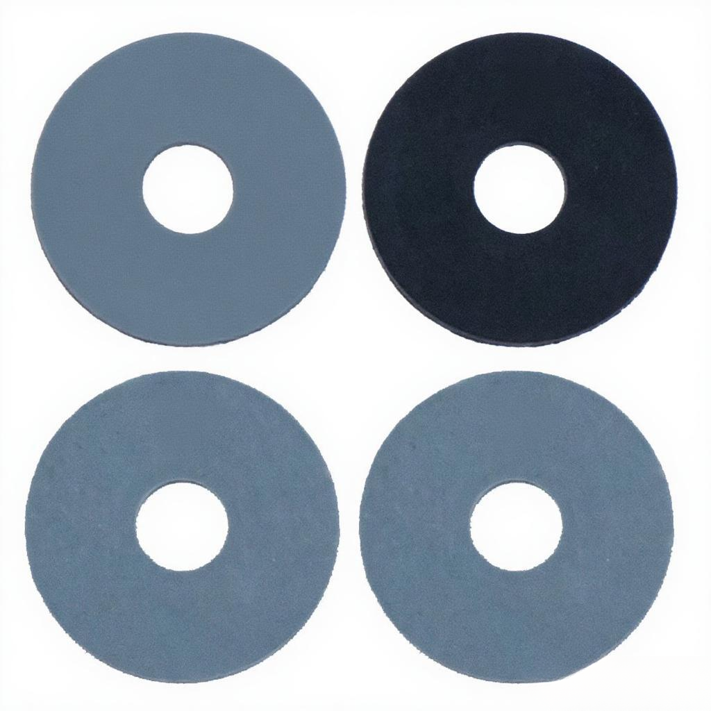 Блоки для ремня гитары SB Guitar Strap Blocks Locks Rubber Washer, гитарные аксессуары, 4 штуки, материал резина, цвета Красный и Синий/Черный и Серый (доступно для выбора), размер упаковки 8*8.5*2 см, вес упаковки 10 г (4 штуки)