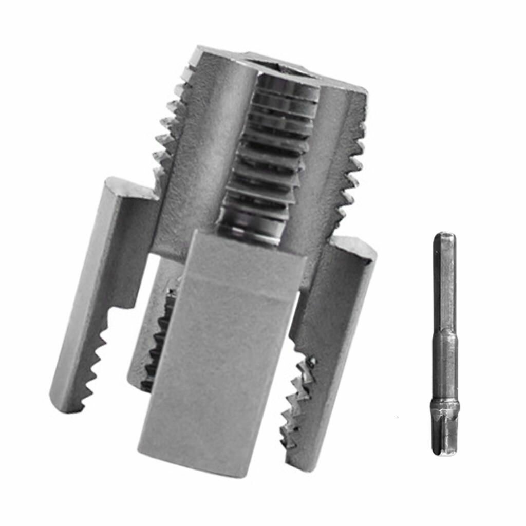 Точный метчик для труб 4-ходовой 6-дюймовой сантехнической системы, антискользящая ручка, дрель