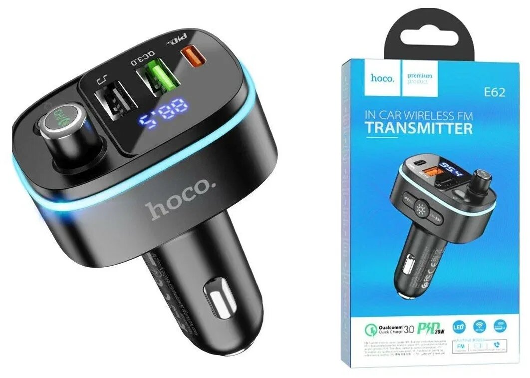 Автомобильный FM-трансмиттер Borofone BC32, модулятор