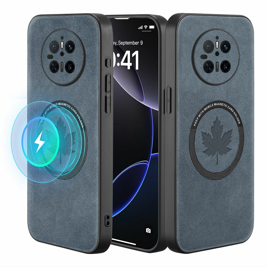 Рисунок кленового листа MagSafe чехол для Huawei Nova 8 Pro(Хуавей Нова 8 Про) Нескользящий и удобный