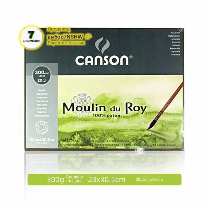 CANSON Альбом для рисования 1 шт, листов: 20