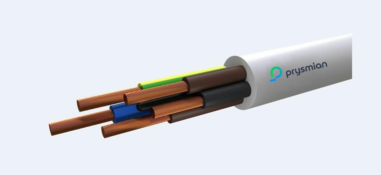 Провод РЭК-Prysmian ПВС 4х2,5 с многопроволочными медными жилами