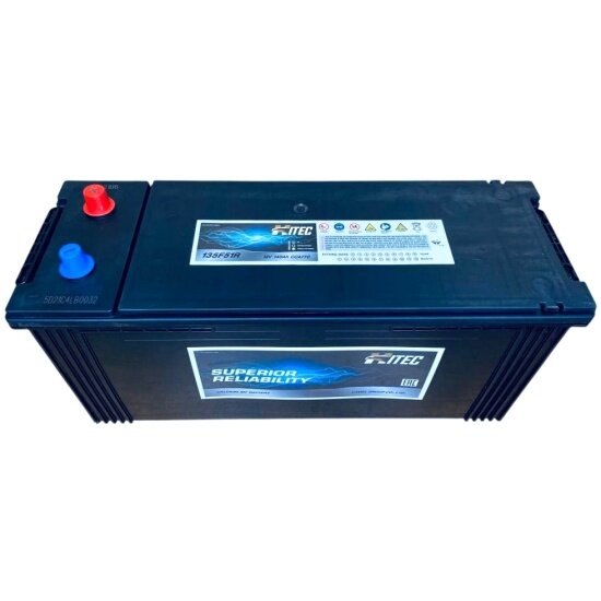 Аккумулятор Hitec 135F51R, 505x183x224, обратная полярность грузовая, 140 Ач