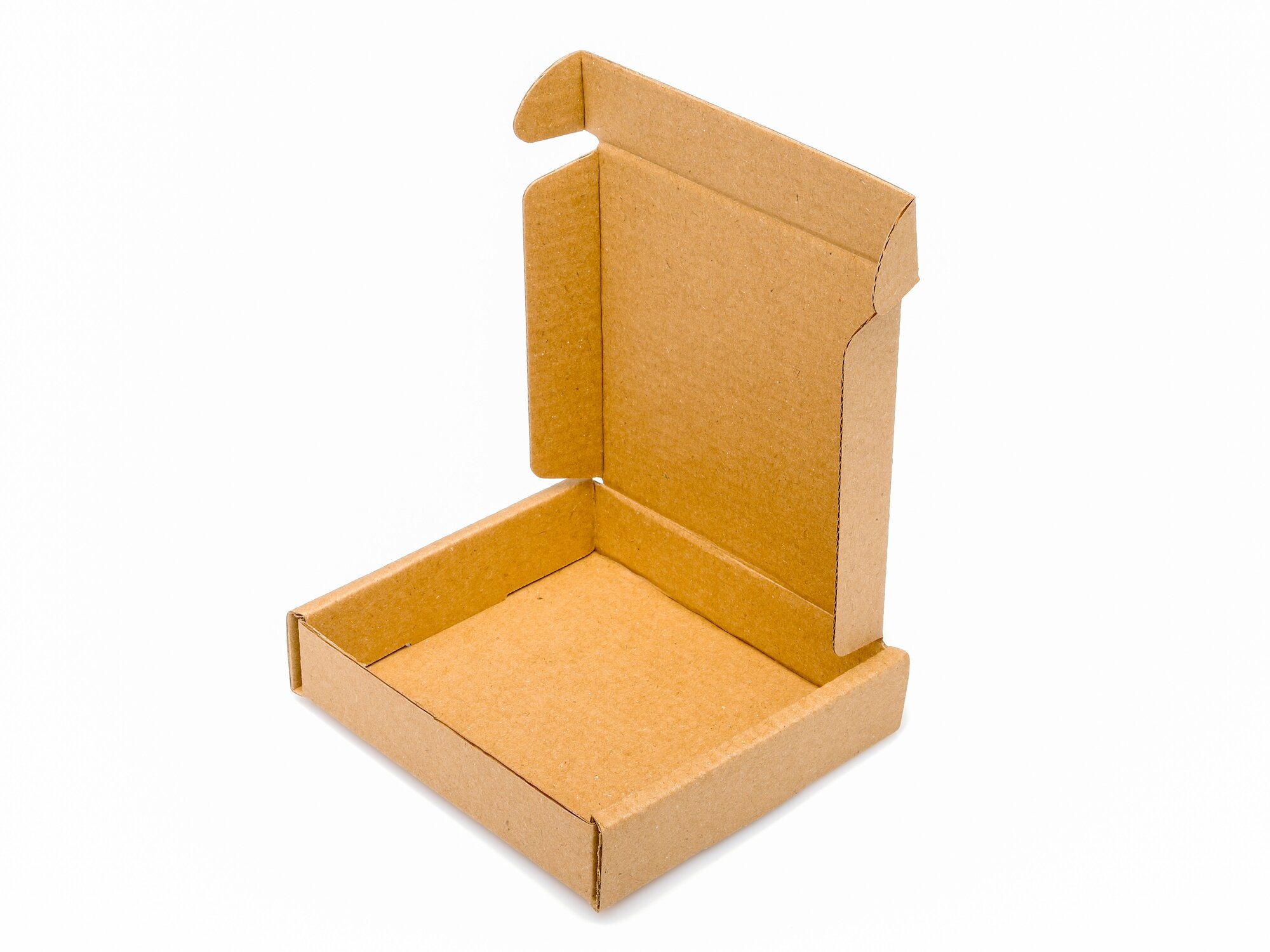 Коробка картонная самосборная подарочная и для посылок 9х9х2 см 10шт.