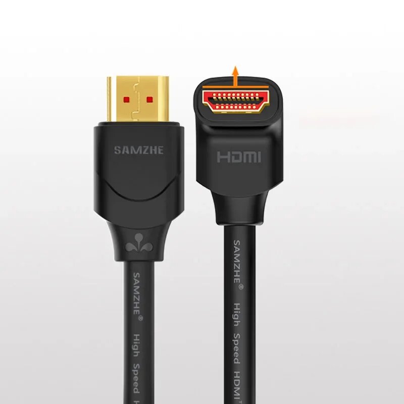 SAMZHE HDMI кабель 90 градусов, 1.5M