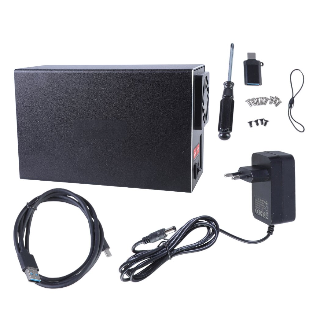 3,5-дюймовый мобильный жесткий диск, двухдисковый массивный жесткий диск-Европейский стандарт