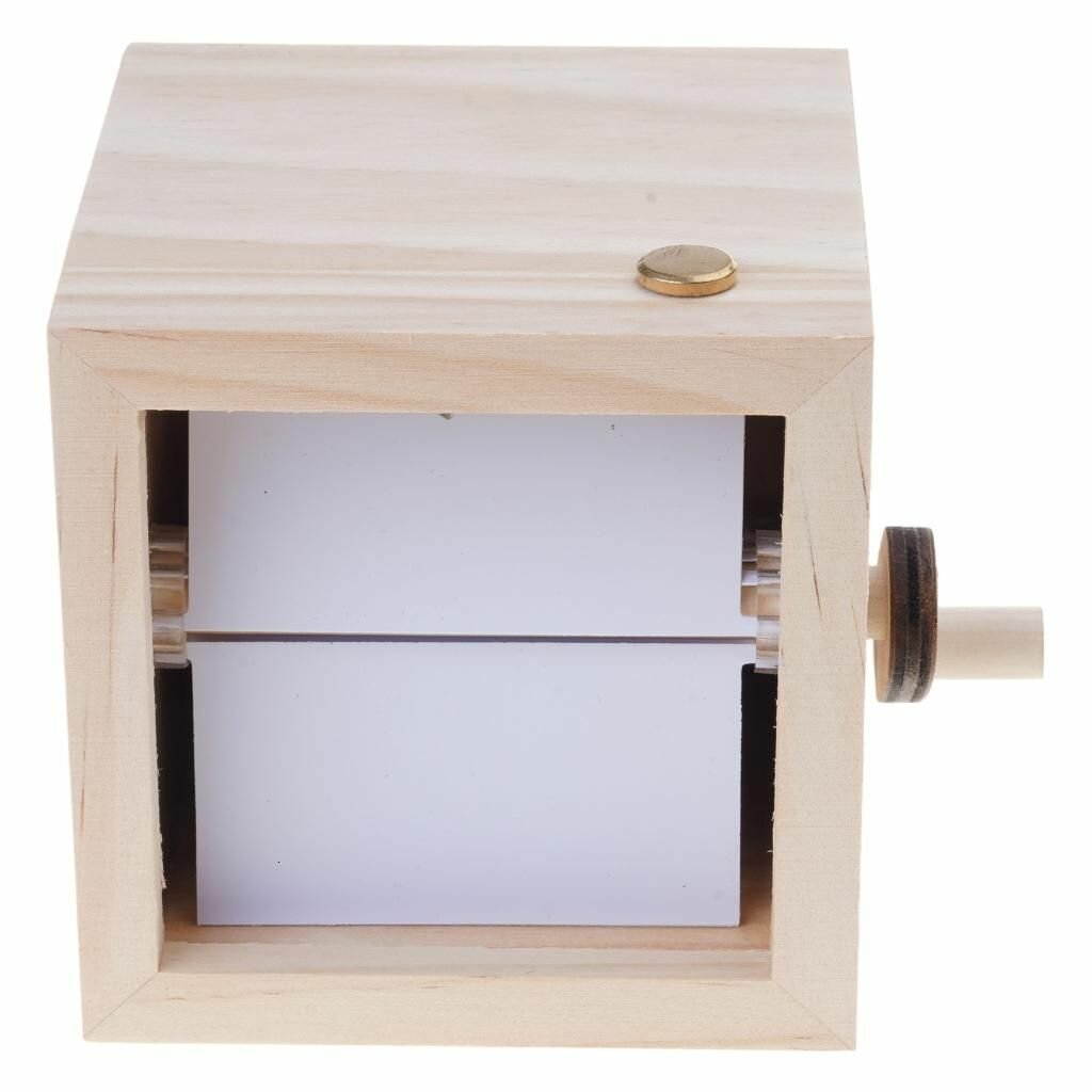 Настраиваемая флипбук-рамка для фото, Сосновая древесина оригинал с