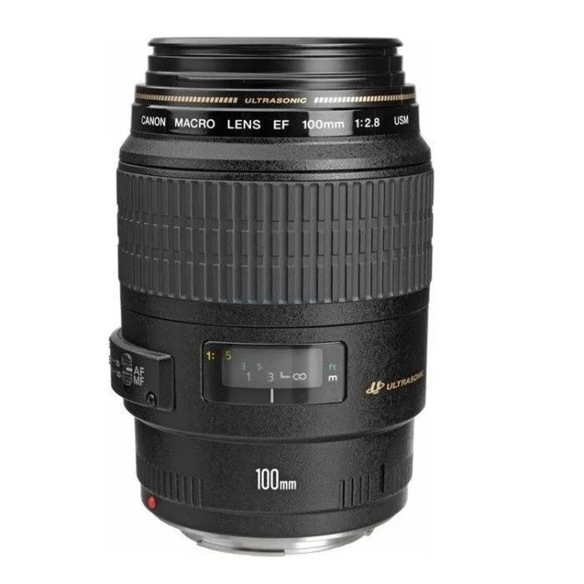 Объектив Canon EF 100mm f/2.8 Macro USM, для макросъемки и портретов, черный