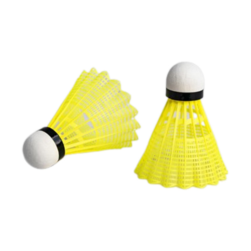 Нейлоновые воланы LiNing ANO1 для бадминтона, 6 шт, желтые