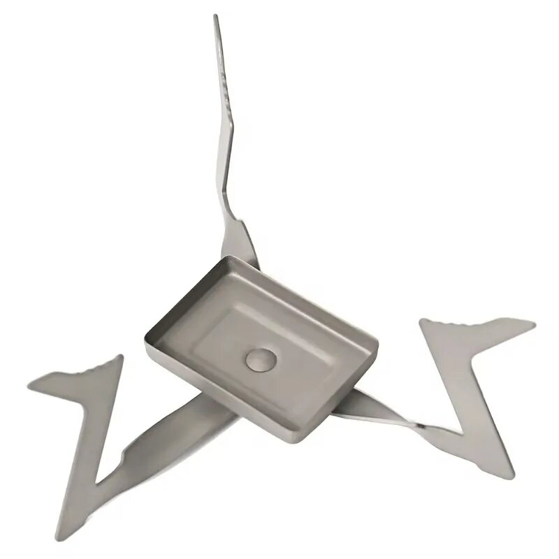 Титановая плита TOAKS STV-02, 12 г, сверхлегкая высокоэффективная портативная складная уличная палатка для пикника и приготовления пищи, плита для кемпинга, альпинизма