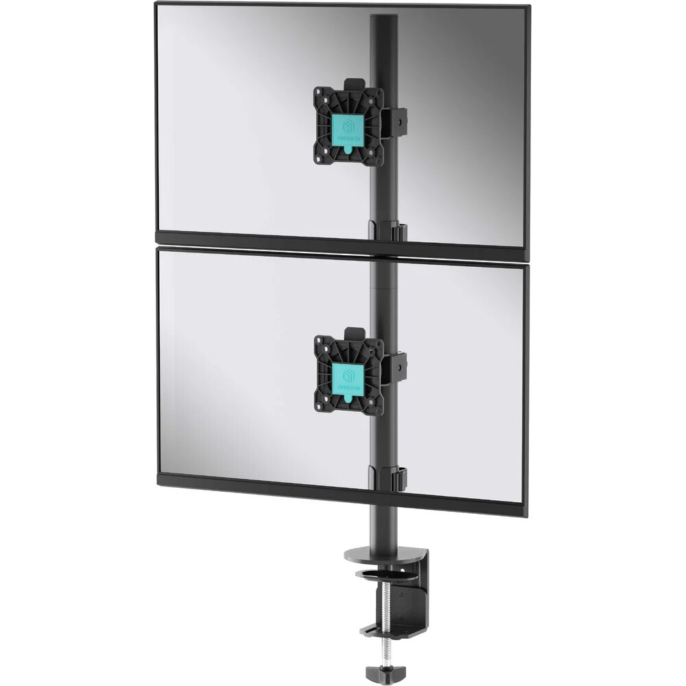 Кронштейн для двух мониторов ONKRON 13"-34" настольный, чёрный D208E-B
