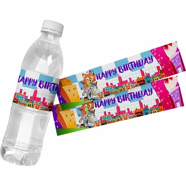 Украшения для дня рождения в стиле «Зверополис» от Disney, воздушные шары, баннеры, посуда, украшения для тортов, товары для вечеринок и фестивалей, товары для детских праздников