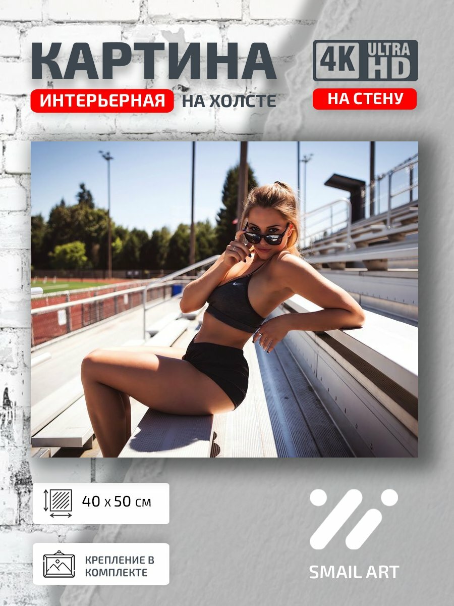 Картина на холсте интерьерная 40 на 50 на стену Стадион Portrait для гостиной портрет декор