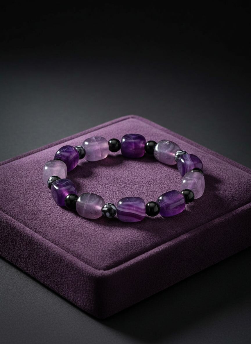 Браслет-манжета AMBER Land, агат