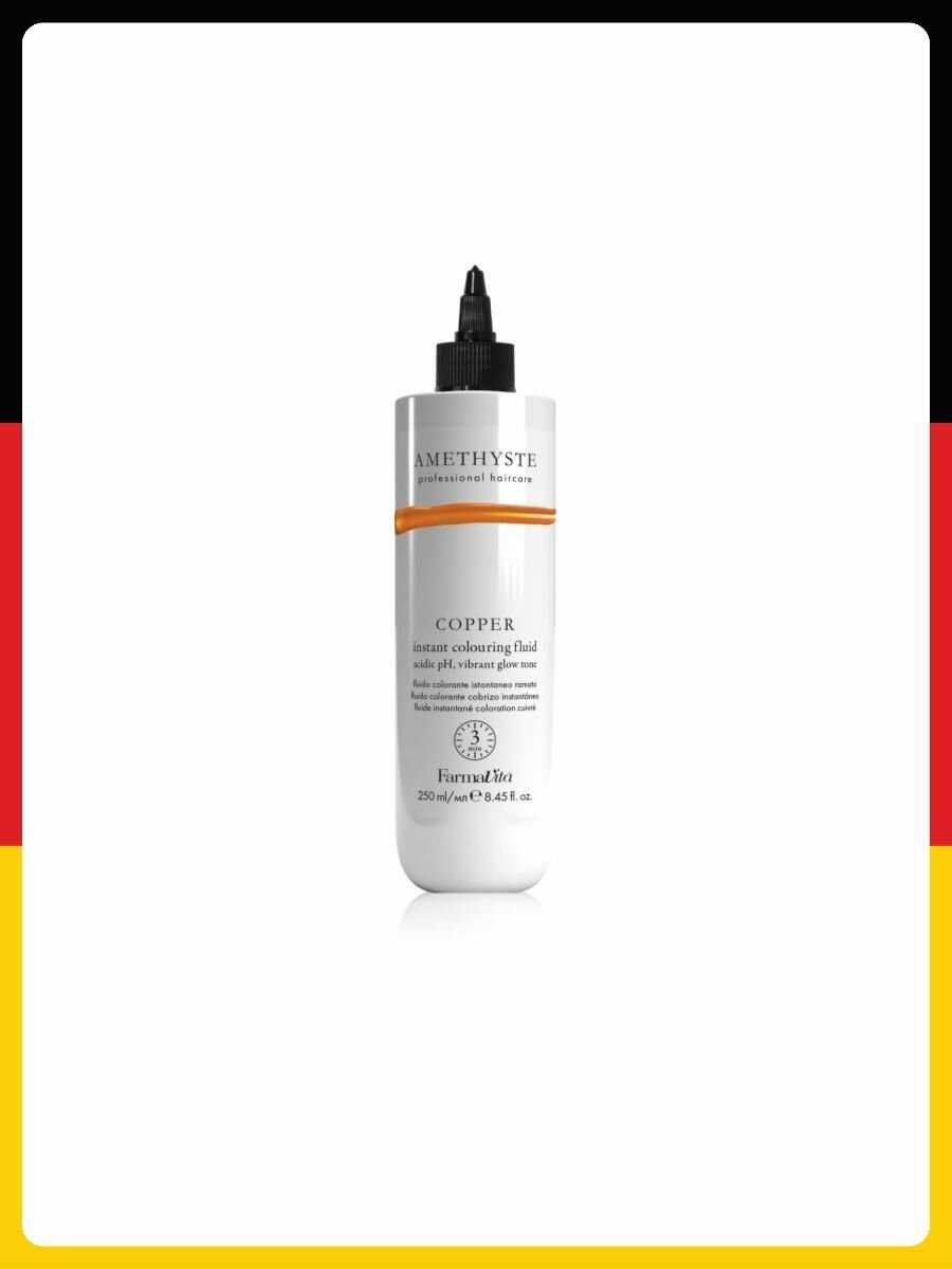 Средство тонирующее Farmavita Amethyste Instant Coloring Fluid Mask Copper, 250 мл