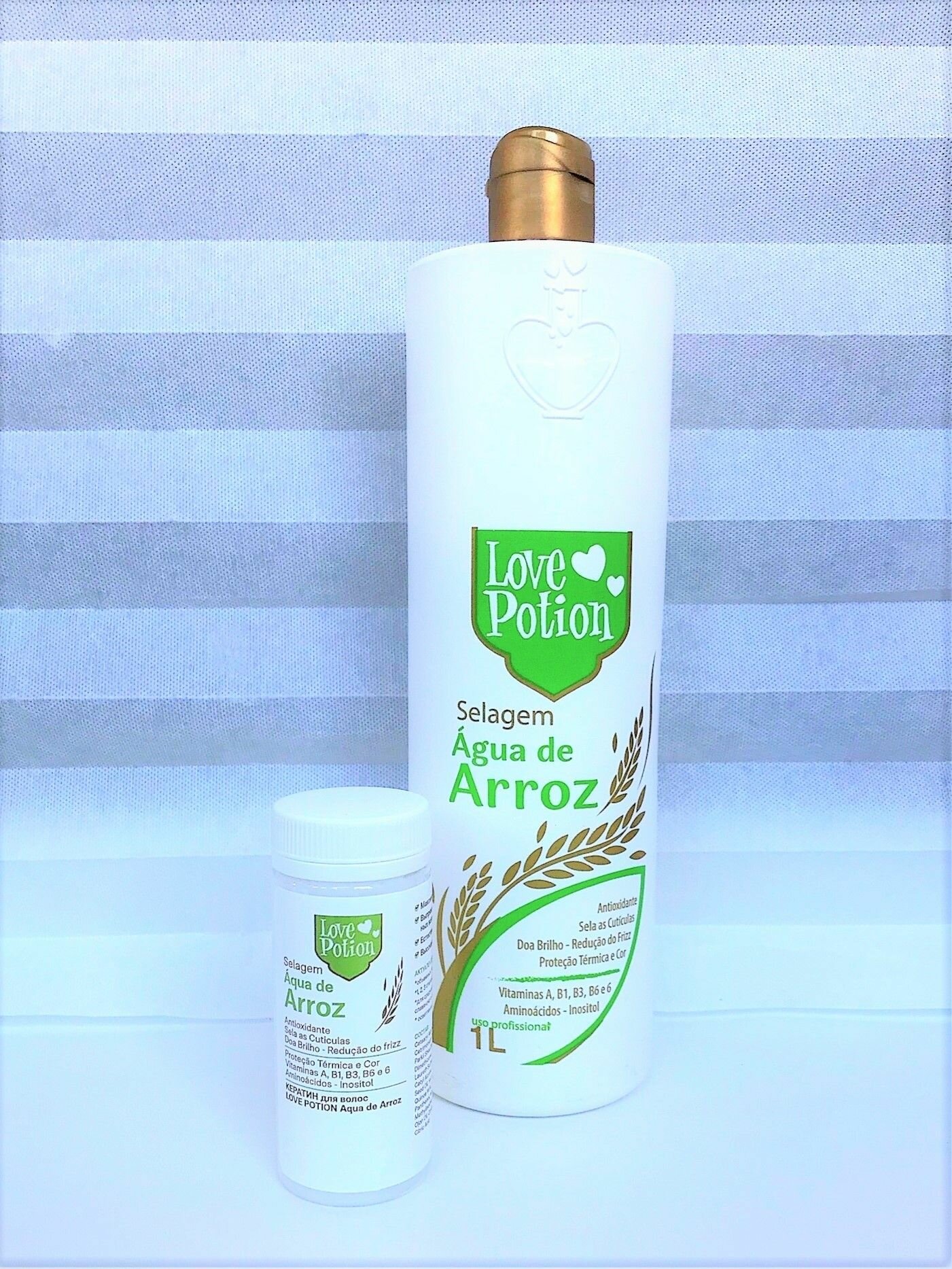 Кератин для выпрямления волос LOVE POTION Aqua de Arroz 100гр