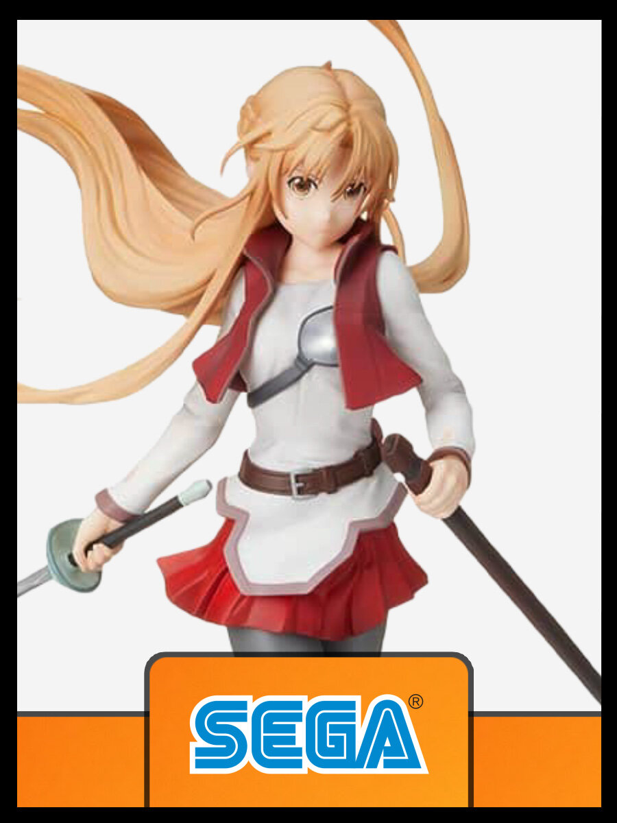 Оригинальная фигурка Asuna от Sega из аниме Sword Art Online / Асуна «Мастера меча онлайн» 21 см