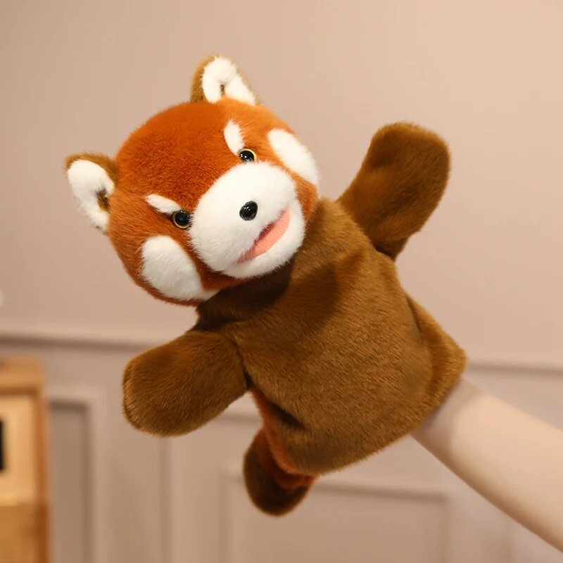 Перчатка-кукла плюшевая, коричневая, Red Panda, Color: 1
