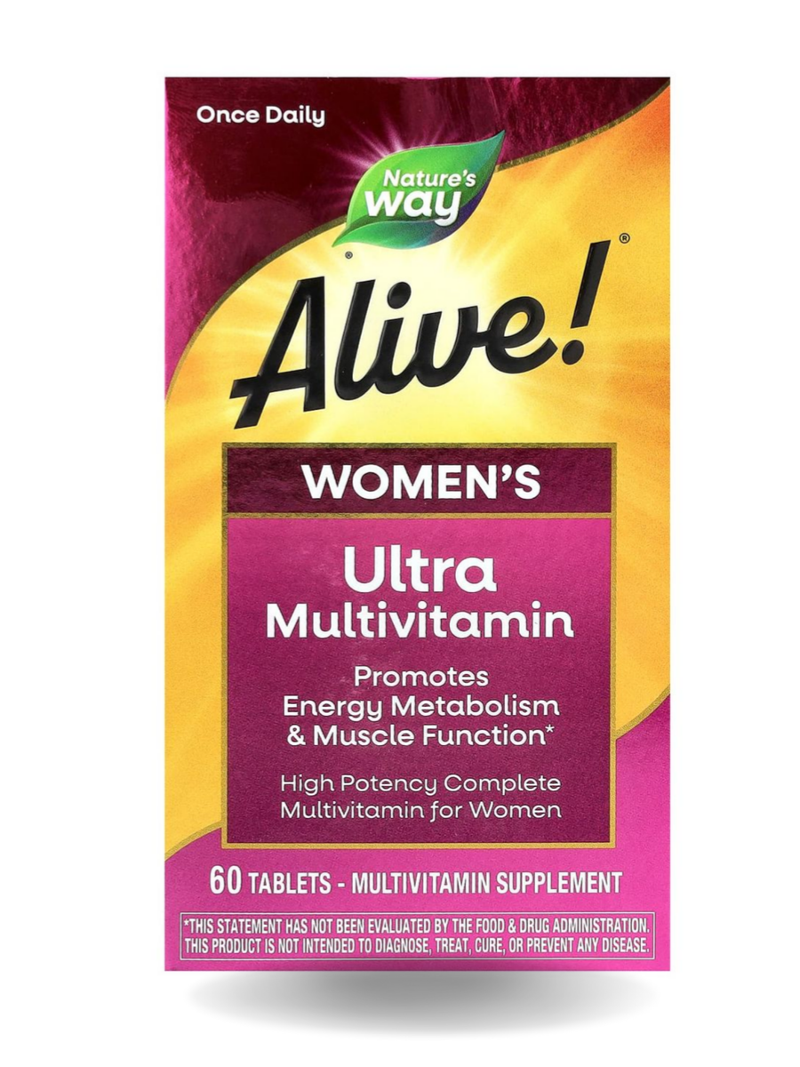 Nature's Way, Alive! Once Daily, полный комплекс, 60 таблеток