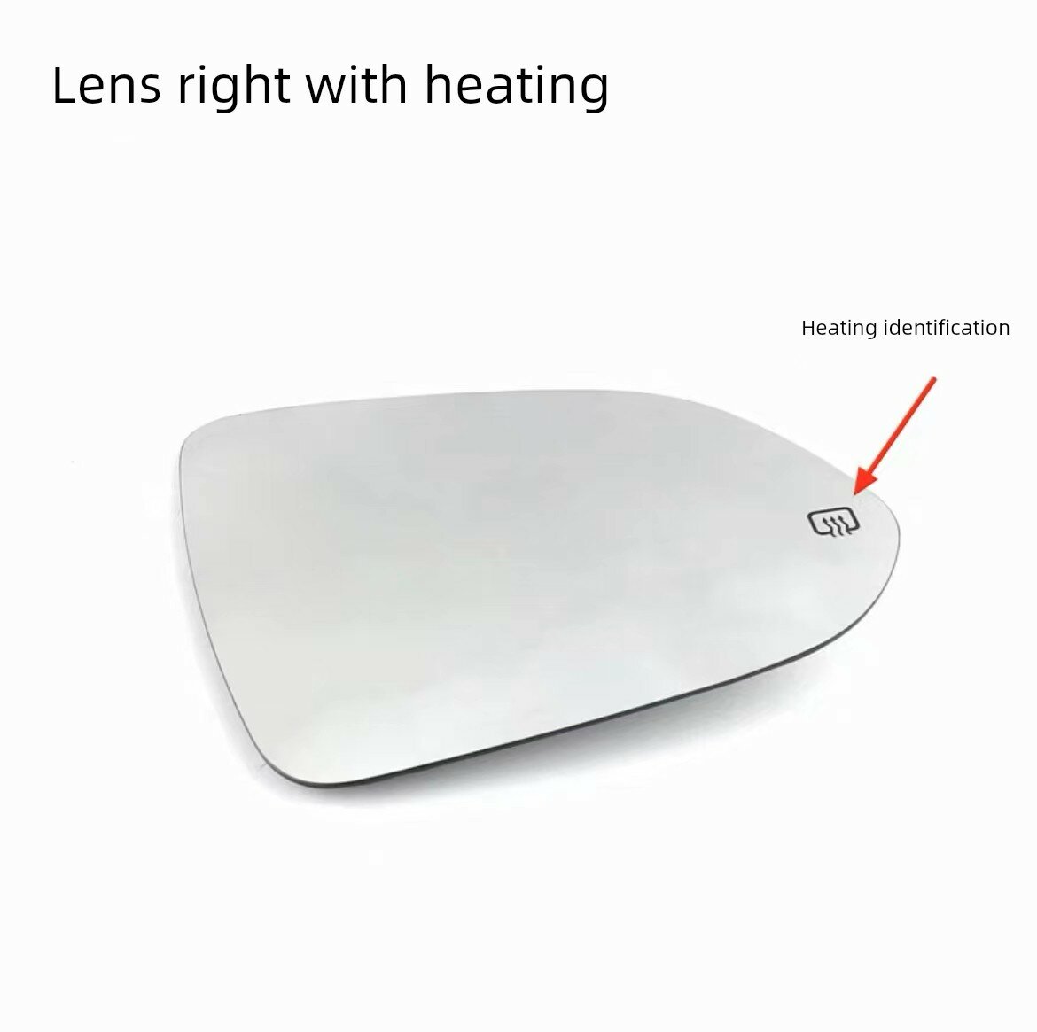 Оригинальное подогреваемое стекло бокового зеркала Changan CS35 для пассажирской стороны (правое) компонент наружного