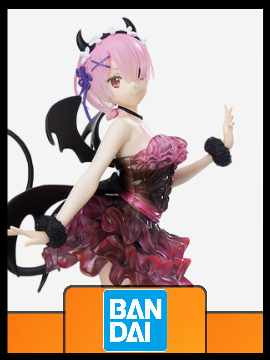 Оригинальная фигурка Ram от Bandai Spirits из аниме Re: Zero / Рам «Жизнь в альтернативном мире с нуля» 22 см