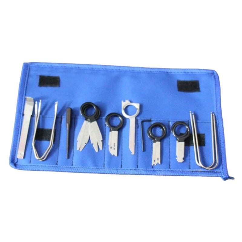 Набор ключей-экстракторов для автомагнитолы, 20 шт, Синий