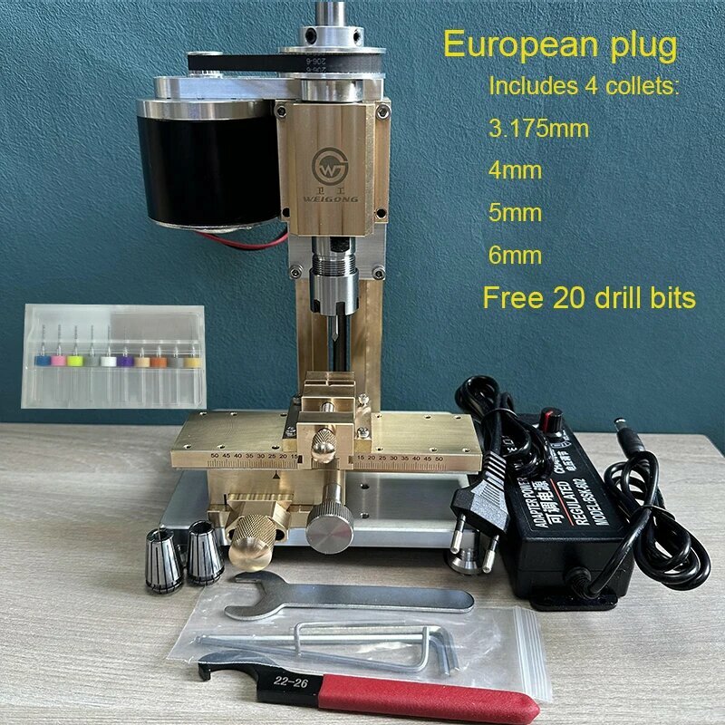 Мини-фрезерно-сверлильный станок, European plug