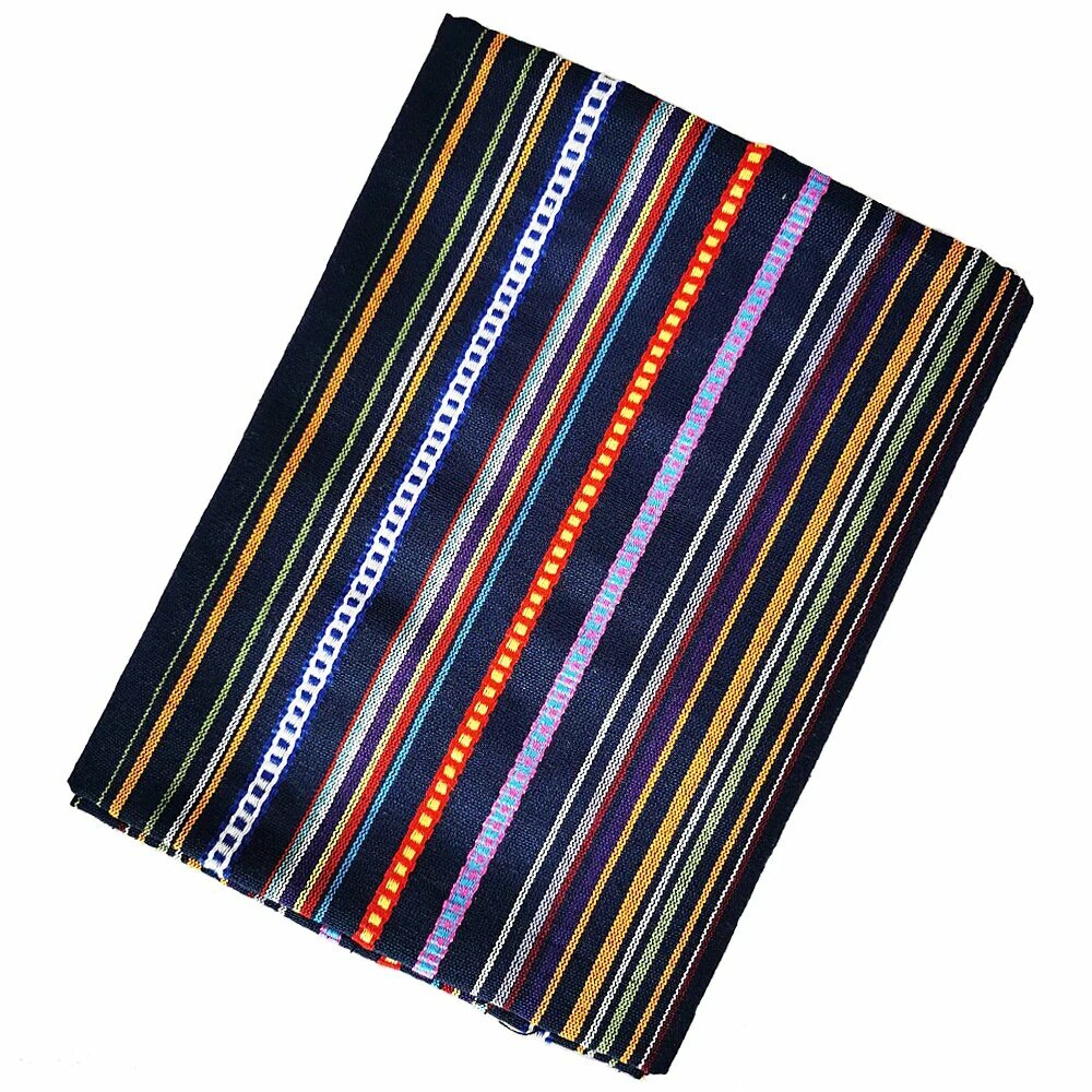 Ткань хлопковая с льняными полосками, 45x149см, MZF-TWDM09