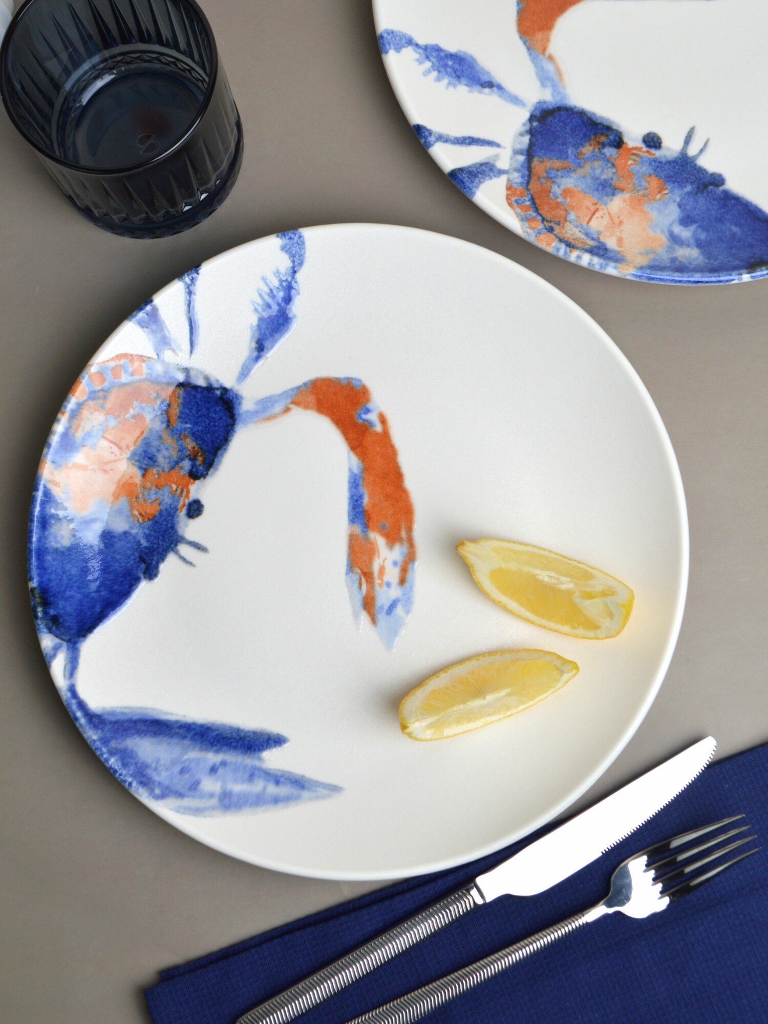 Набор тарелок столовых 2 шт диаметр 27 см, фарфор, Aquelis Bonna