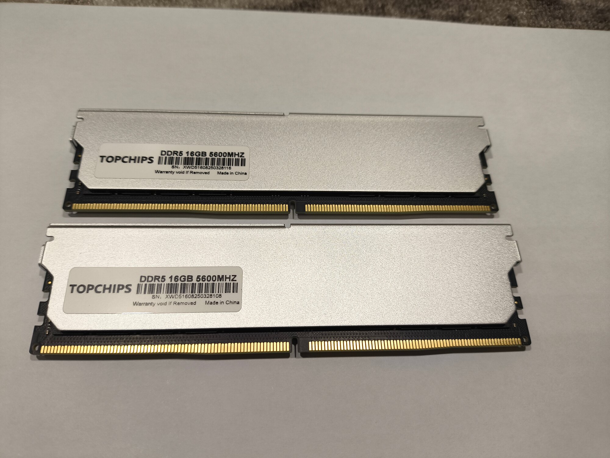 Модуль памяти DDR 5 32 GB (2x16GB 5600mgz) с радиатором Desktop