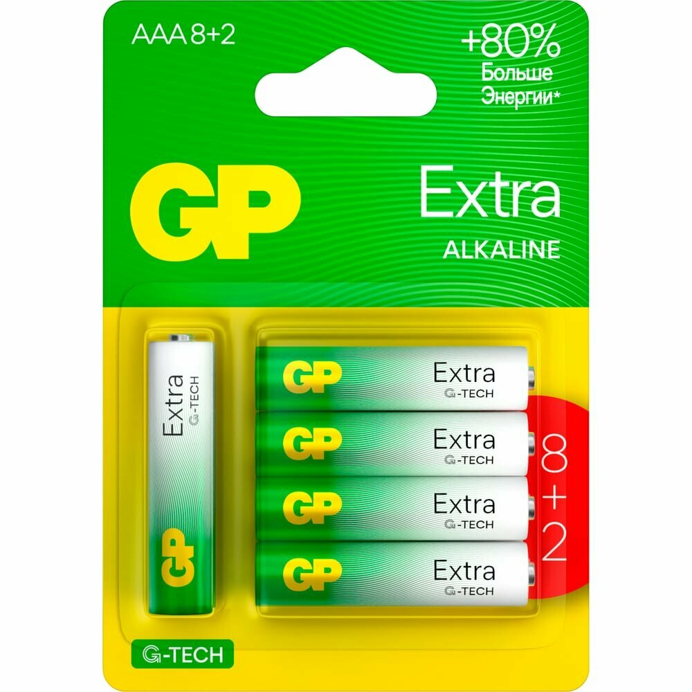 Алкалиновые батарейки GP Extra Alkaline