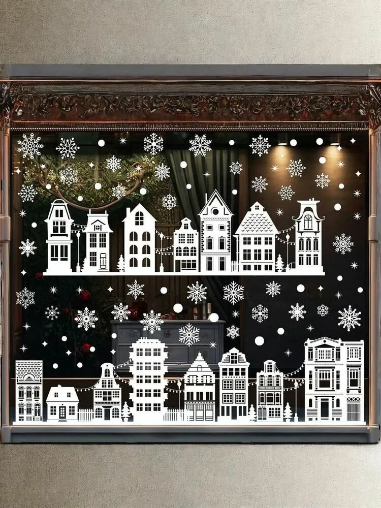 Трафарет для декора стен, окон