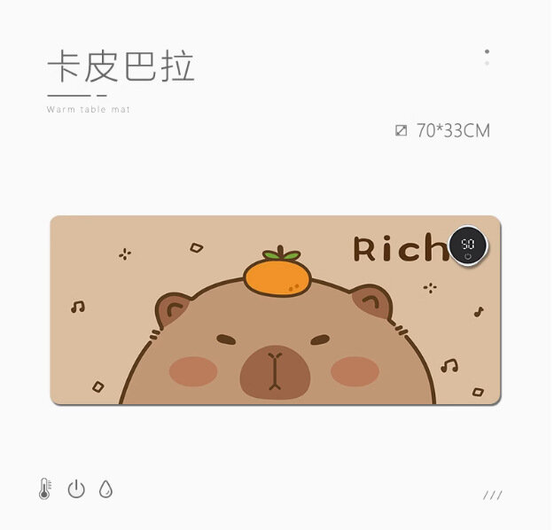 Настольный подогреватель для рук, офисный компьютерный планшет, нагреваемый коврик для мыши, подогреватель для стола студента