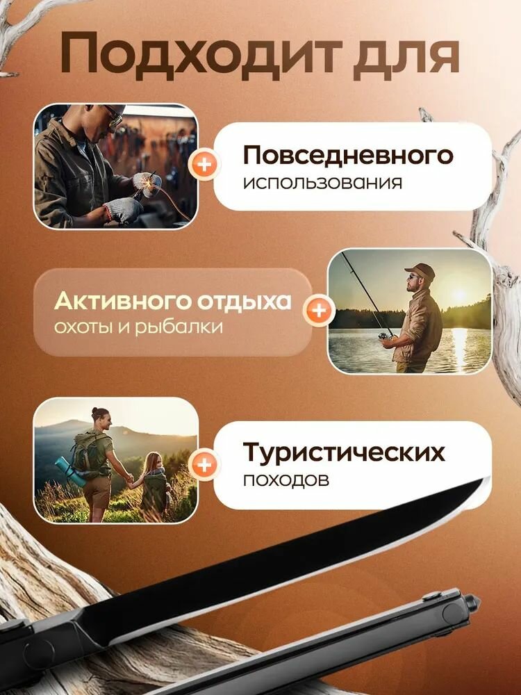 Нож столовый 1 предм. — фото 1