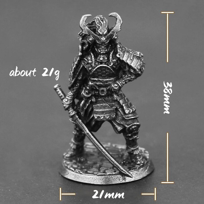 Металлические фигурки самураев Shogunate из белой меди 088-1